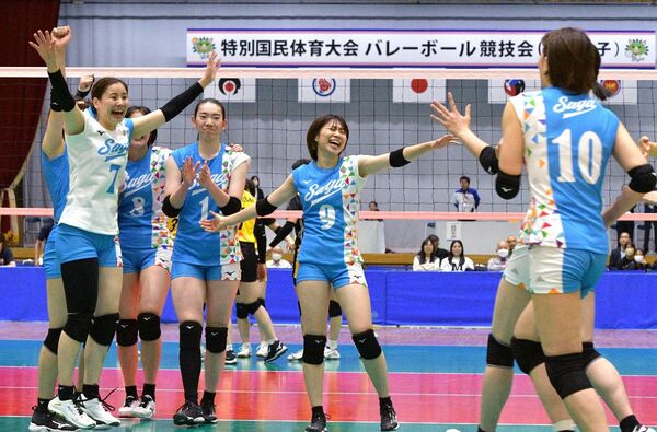 ＜鹿児島国体＞バレーボール成年女子・久光スプリングス3大会ぶり、ハンドボール成年男子・レットル佐賀10大会ぶり頂点 | SAGA SSP