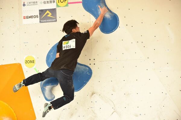 ＜クライミング・ボルダージャパンカップ＞男子の通谷律（多久高）5位 | SAGA SSP