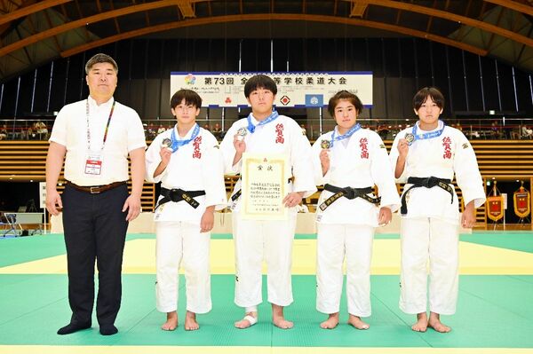 柔道女子団体の佐賀商準優勝 ボクシング女子の太田彩睦（高志館）も インターハイ2024 | SAGA SSP